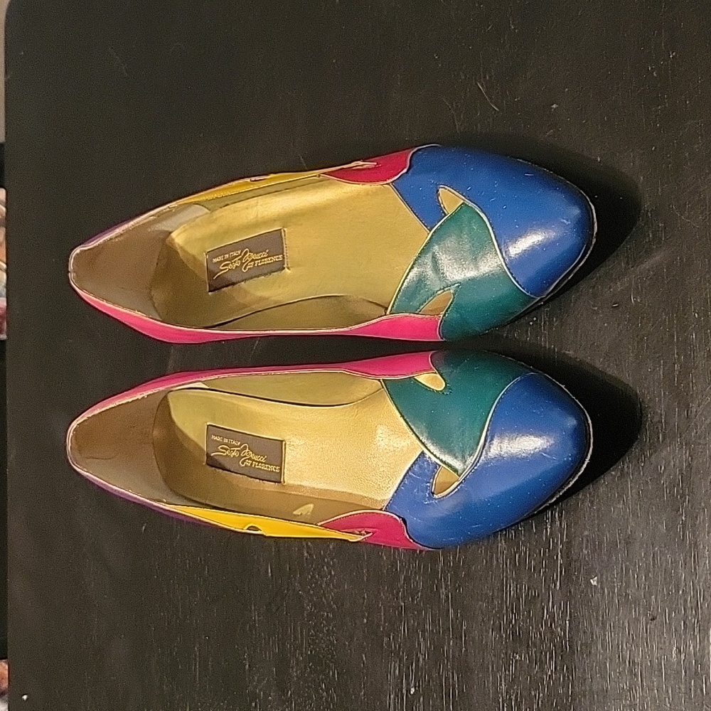 Vintage 80s Sesto Meucci Italian Pumps Retro 9.5 Narr… - Gem